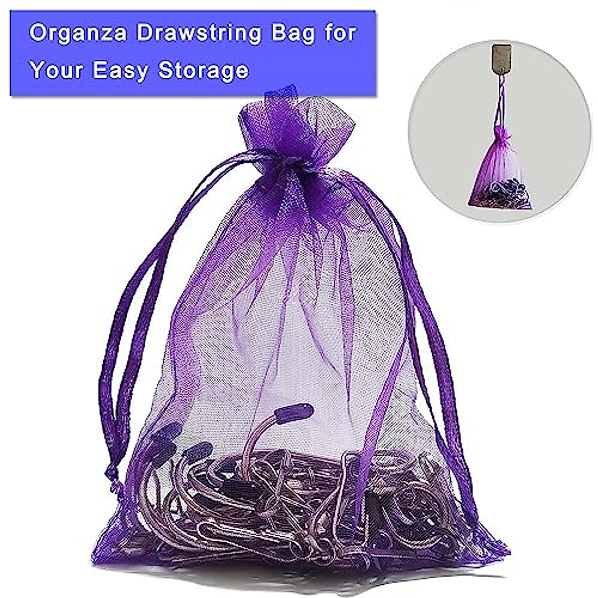 SWETCIEL 20PCS Swivel Hooks Clips, Stainless Steel Dual Clip Swivels Wind Spinners Spiral Hangers for Hanging Wind Spinners, Wind Chimes, Bird Feeder, Wind Socks, 2 Styles