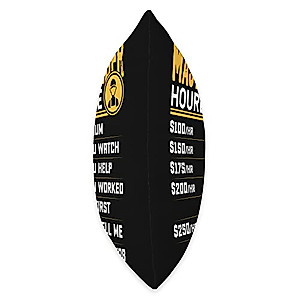 Master Plumber Gifts Shirt Master Hourly Rate Funny Plumbing Plumber Pipefitter Throw Pillow, 16x16, Multicolor