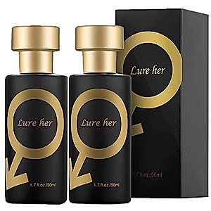 ZEYNSA Golden Lure Pheromone Perfume Lure Her Perfume for Men venom-love cologne for men Pheromone Cologne for Men Attract Women(2pcs)