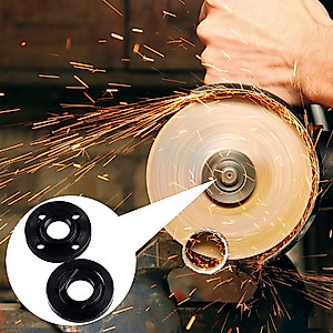 Set of 3 Grinder Flange Replacement Parts 5/8-11 Grinder Nuts with Spanner Wrench, Angle Grinder Attachments Compatible with Dewalt Milwaukee Ryobi