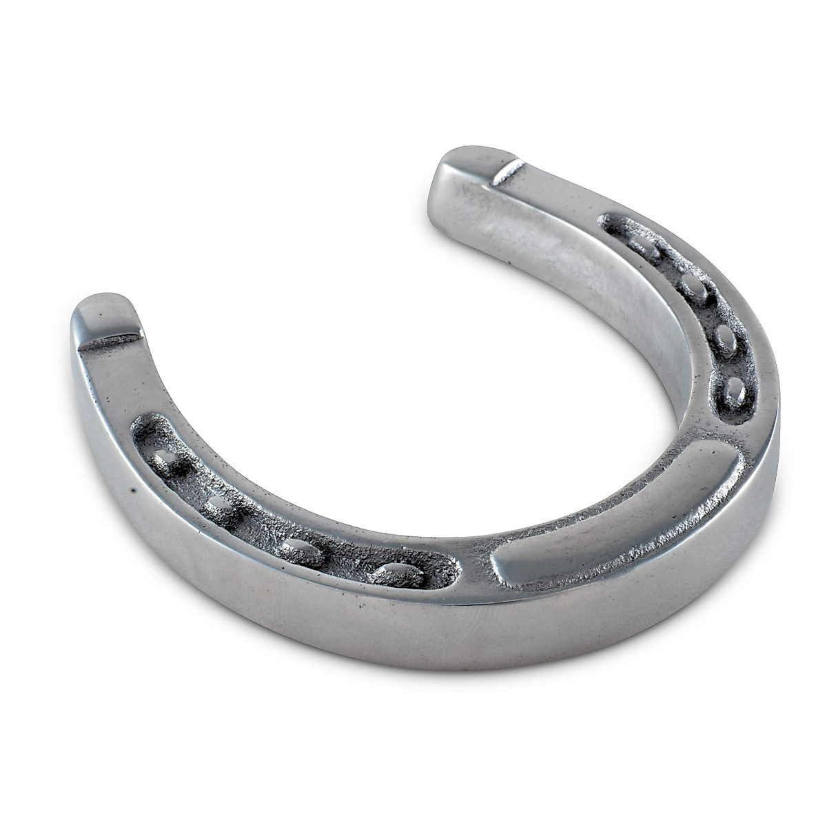 Arthur Court Horseshoe Equestrian Napkin Weigh for Paper Napkin, Documents on a Desk, Dinner and Picnic Tables - Outdoor or Office Use, Organization for Multiple Sizes - Durable Metal 3 inch Diameter