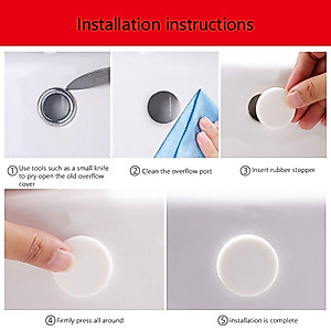 10Pcs Kitchen Sink Washbasin Drain Seal Stopper Bathtub Drain Caps Plug Rubber Sink Hole Overflows Enduring