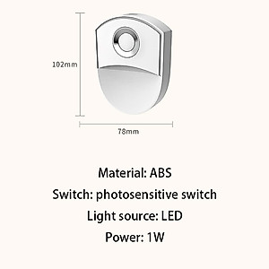 Nightlight,Human Body Sensor Night Light, When People Come, 3000K/4000K/6500K, 5W, Suitable for Babies, Children, Children's Rooms, Corridors (1 Piece)