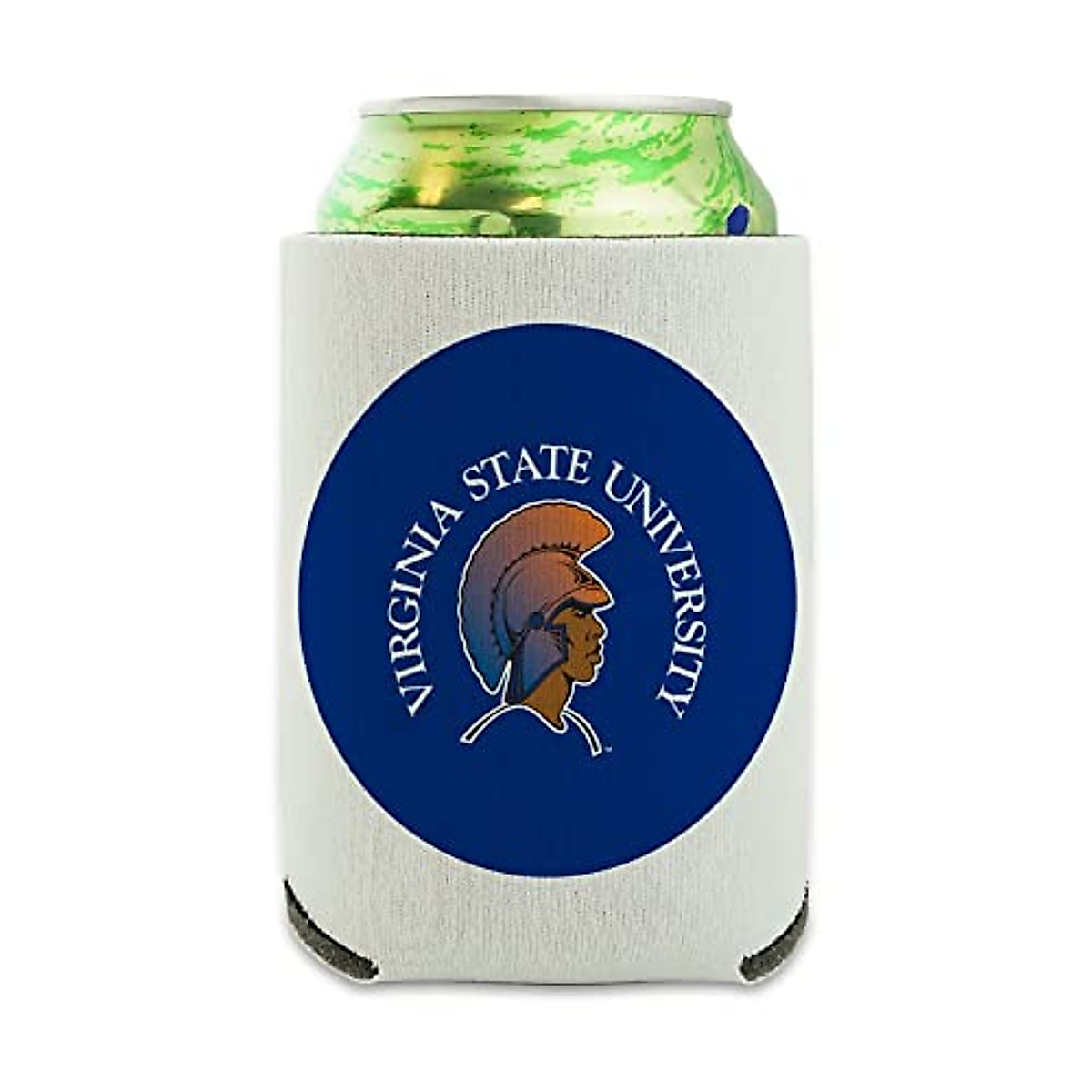 Virginia State University Primary Logo Can Cooler - Drink Sleeve Hugger Collapsible Insulator - Beverage Insulated Holder