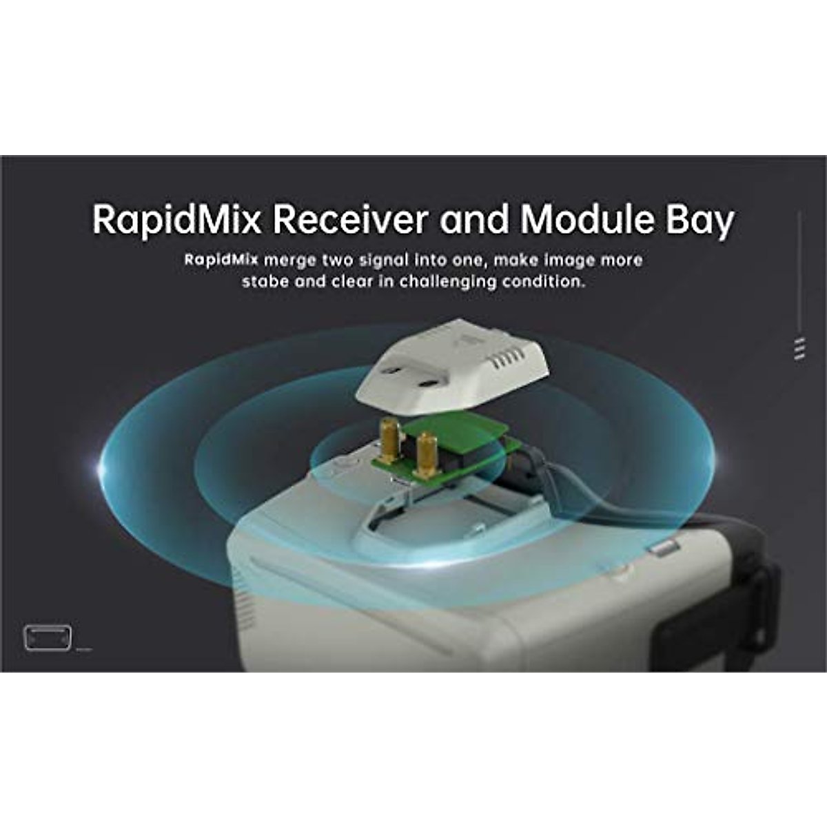 SKYZONE Cobra X V2 FPV Goggles 5.8G 4.1in FPV Receiver 48CH 1280x720 LCD with DVR（black）