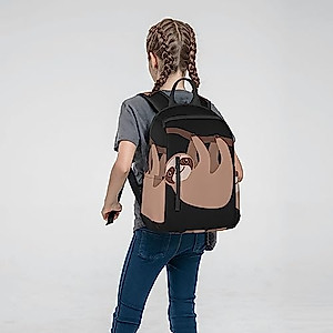DEHIWI Sloth Casual Backpack Bag Lightweight Laptop Bag Travel Laptop Backpack For Women Men