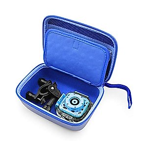 CASEMATIX Camera Travel Case Compatible with PROGRACE, Ourlife, Dragon Touch and More Waterproof Toy Camera Video Recorders - Case for Toy Action Camera and Accessories