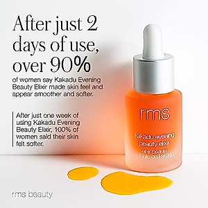 RMS Beauty Kakadu Evening Beauty Elixir - Vitamin C Hydrating Serum, Skin Care Face Oil Serum with Jojoba Oil, Vitamin C Serum