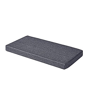 MICUSHION Piano Bench Cushion for Indoor Shoe Storage with Ties Non Slip Picnic Bench Pad for Kitchen Dining Table Seat