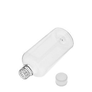 Aicosineg 10Pcs 500ml Plastic Container Lab Chemical Reagent Bottles 16.91oz Small Mouth Storage Bottles Plastic Sample Liquid Storage Containers Sealing Bottles with White Cap for Food Stores Clear