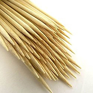 Value Pack of 600 Thin Bamboo Skewers (6 Inch)