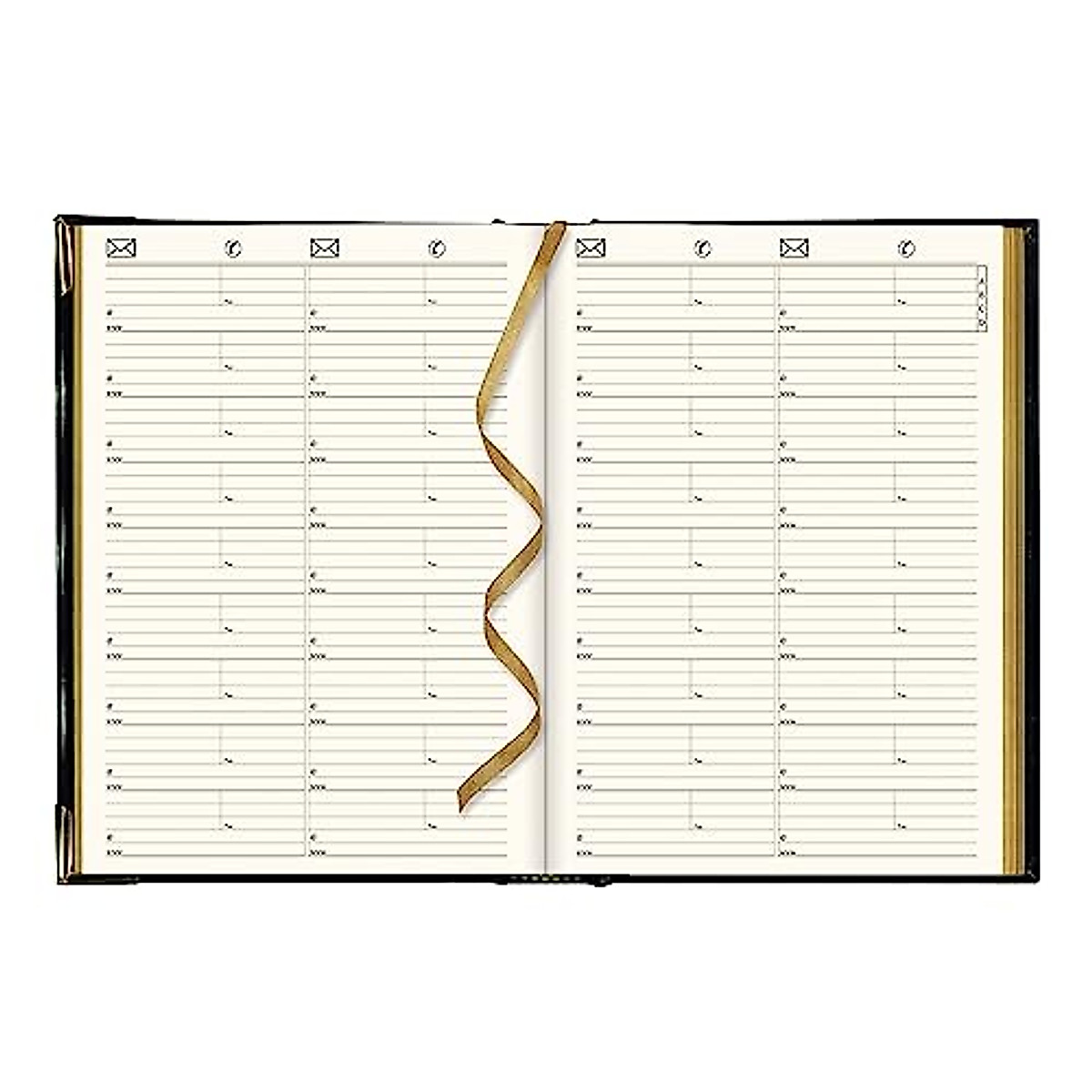 Brownline 2024 Executive Weekly Planner, Appointment Book, 12 Months, January to December, Sewn Binding, 10.75" x 7.75", Trilingual, Assorted Colors, 1 Count (CBE512.ASX-24)