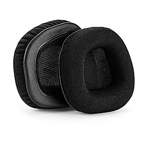 JARMOR Replacement Memory Foam & Mesh Fabric Ear Cushion Pads Cover for Corsair Void & Corsair Void PRO RGB Wired/Wireless Gaming Headset ONLY (Black)