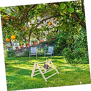 LIFKICH 1pc Perch Trainning Funny Parakeets Conures Toy Birdcage Rod Portable Balancing Safe Playpen Bar Rest Branch Ladder Rooster Platform Standing Folding Play Pet Chicken Exercise