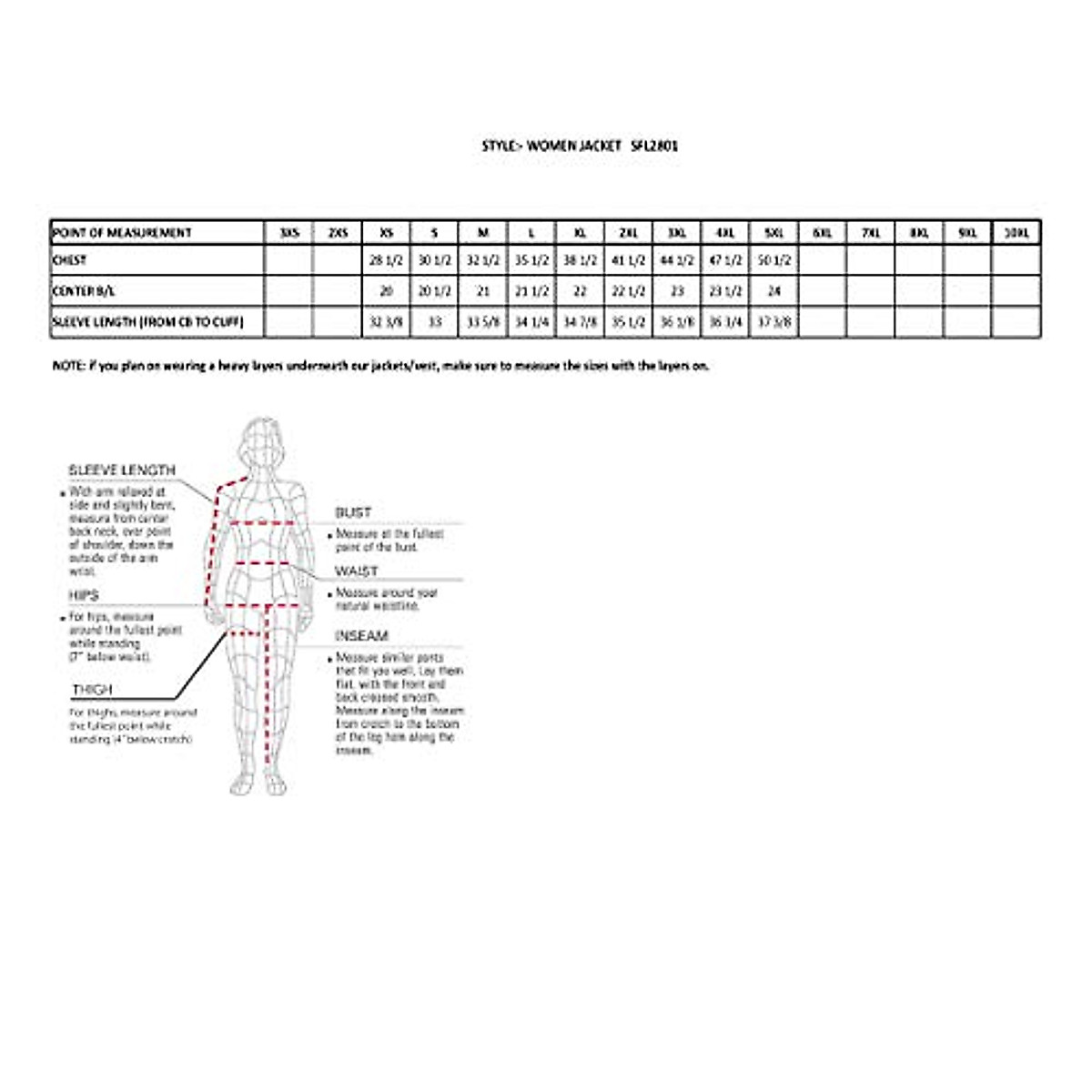 Milwaukee Leather SFL2801 Women's 'Racer' Black Stand Up Collar Motorcycle Fashion Leather Jacket - X-Large