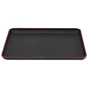 Serving Tray Rectangular Plastic Tray Japanese Style Food Serving Tray for Restaurant Home Hotel(30 x 20cm)