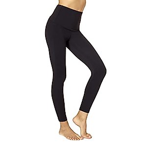No nonsense womens No nonsense Women's Cotton Shaping Legging Pants, Black, Large US