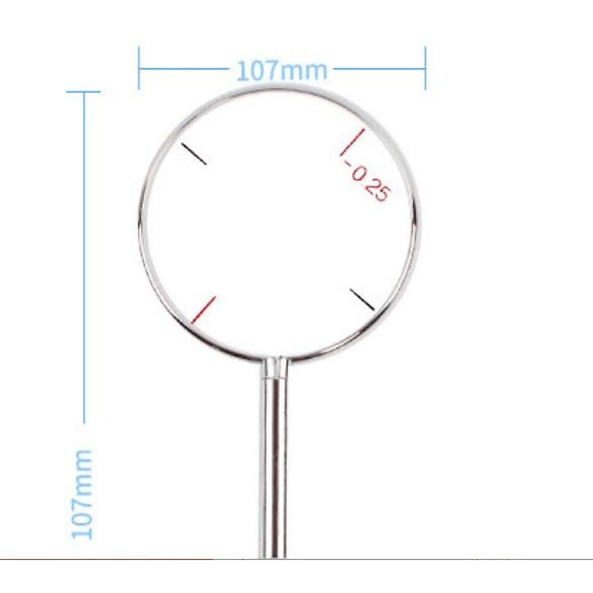 Holyavision Optical Cross Cylinder Ophthalmic Lens Diopters Optometry Accessories Optics Lens Optical Tool 4pcs(2pcs 0.25/2pcs 0.50)
