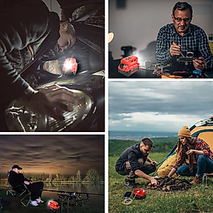 Battery Adapter for Craftsman V20 Battery USB Phone Charger, Led Work Light with Dual USB Charger and 12v DC Port,Power Source Supply for 14.4-20v Max Lithium-Ion Battery