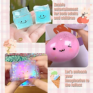 POUYRBA Multicolored Nano Tape Bubble Kit, 43pcs 9.84FT Nano Tape Bubble Kit for Kids Double Sided Tape Plastic Bubble Super Elastic Bubbles DIY Craft Kit for Party Favors