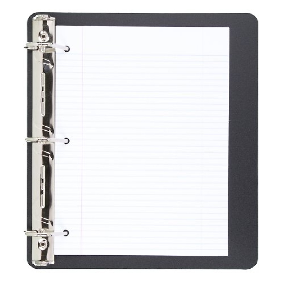 Mead 1-1/2Inch Zipper Binder, 3 Ring Binder, Heavy Duty, PRO Platinum, Gray/Black (72862)