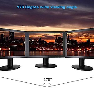 12.3 inch Portable Monitor, 16:9 Computer Display 2160x1440 Full HD IPS Screen, HDMI/VGA Gaming Monitor for Computers, Microscopes, DVDs, Camcorders(2K)