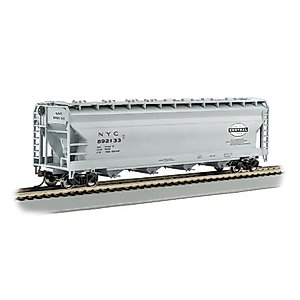 Bachmann Trains - 56'ACF Center Flow Hopper - NEW YORK CENTRAL - GRAY - HO Scale
