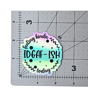 12 pc Funny Quote Stickers HOLOGRAPHIC WATERPROOF VINYL, Birthday Gift, Present, Laptop Sticker, Phone Sticker, Water Bottle Sticker, Window Sticker, Planner Stickers, Teen, Adult Humor