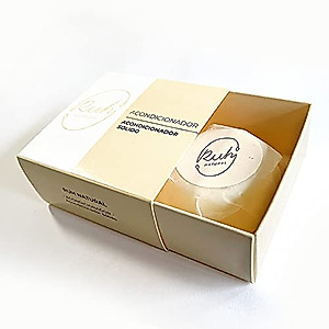 Ruh Natural Conditioner Bar for All Hair Types, Handmade Sulfate Free Conditioner Bars with Cocoa Butter and Jojoba, Vegan and Zero-Waste Eco-Friendly