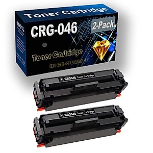 Remanufactured Toner Cartridge Replacement for Canon 046 | CRG-046 | CRG046 for Canon MF735Cdw, MF733Cdw, MF731Cdw, LBP654Cdw Printer (2-Pack, Black)