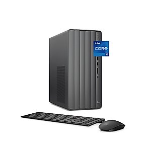 HP Envy Desktop, NVIDIA GeForce RTX 3050, 12th Gen Intel Core i7-12700, 16 GB SDRAM, 1 TB SSD, Windows 11 Home, Wi-Fi 6 & Bluetooth, Wireless Keyboard & Mouse, Pre-Built PC Tower (TE01-3050, 2022)
