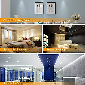 hansang A19 LED Bulb Gu24 Light Bulb Base,9W (100W Equivalent),900 Lumens,5000K Daylight,220 Degree Beam Angle,Gu24 Twist Base,for CFL Upgrade,Non-Dimmable 4 Pack