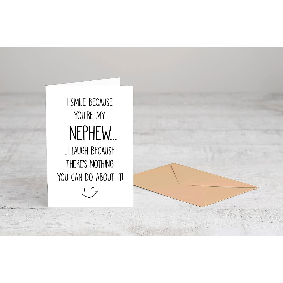 Emily gift Nephew Card - Funny Nephew Birthday Card - Card For Nephew - Nephew Funny Card - Teenage Nephew Card - To My Nephew - To Our Nephew - Happy Birthday