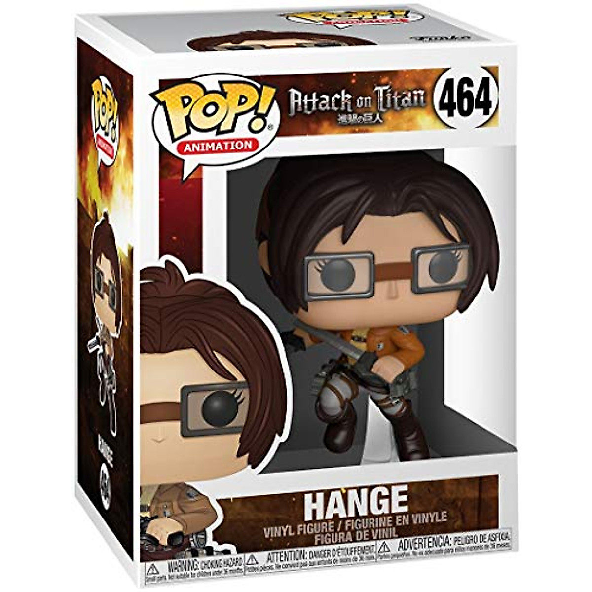 Funko Pop! Animation: Attack on Titan - Hange Toy, Multicolor