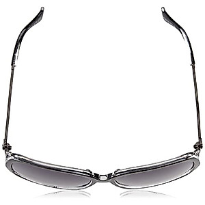 TAHARI Women's Th724 Oval UV Protective Rhinestone Metal Temple Women s Sunglasses Wear Year Round Elegant Gifts for Wo, Black, 60 mm US