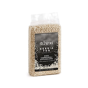 Gli Aironi. Fog. Smoked Carnaroli Rice. 1 kg (2.2 lb)
