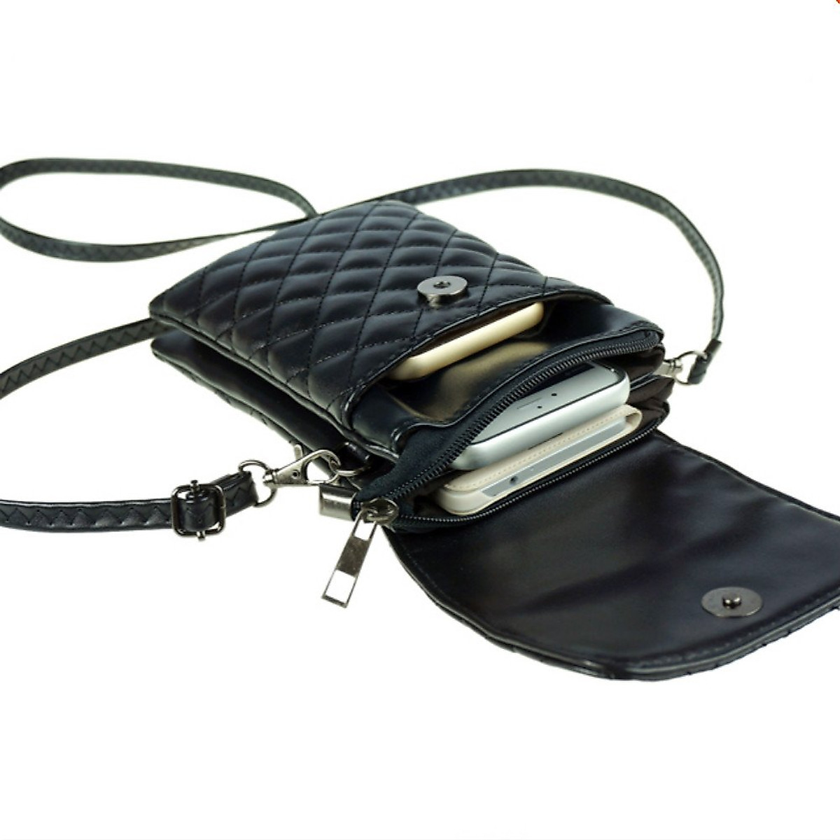 YaJaMa Small Shoulder Crossbody Bag Purse Leather Cellphone Pouch for Travel Daily Use (Gold)