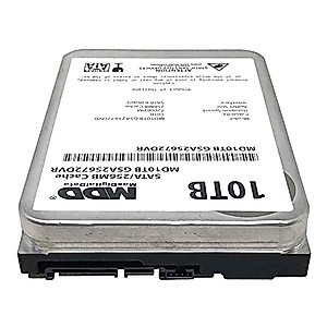 MDD 10TB 7200 RPM 256MB Cache SATA 6.0Gb/s 3.5inch Internal Hard Drive for Surveillance Storage (MD10TGSA25672DVR) - 3 Years Warranty