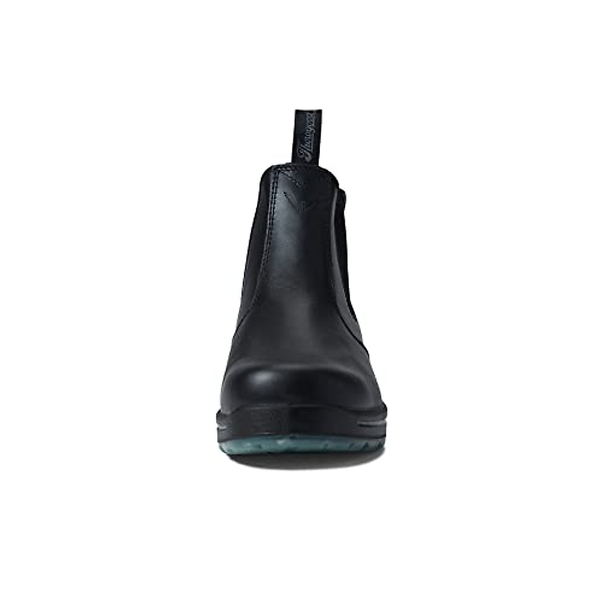 Thorogood 6” Slip On Safety Toe Station Boots for Men and Women - Leather with Quick Release, Slip-Resistant Outsole, and Translucent Non-Marking Bottom; EH Rated, Black - 13 M