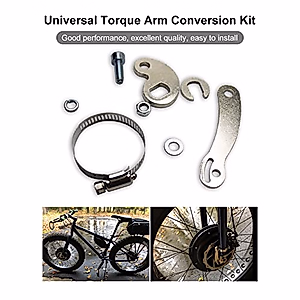 AJDHDGA Universal Torque Arm (M14) Conversion Kit, Fit for Electric Bicycle E-Bike Front or Rear 1 Set
