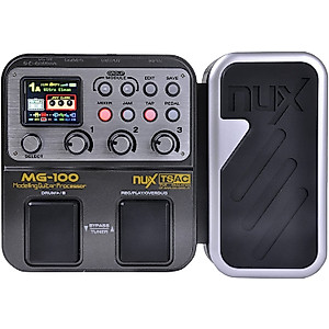 Briskdrop NUX MG 100 Multi Effects Pedal Processor Bundle with Snark Tuner and Dunlop Pick Pack mg100bundle 0