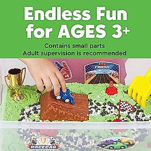Creativity for Kids Sensory Bin: Race Track - Fine Motor Skills Toys for Kids, Pretend Play Preschool Toys for Toddlers Ages 3+