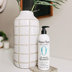 Original Sprout Classic Shampoo for All Hair Types, Sulfate Free and Vegan Shampoo, 12 oz. Bottle