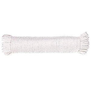 Solid Braid Synthetic Clothesline - (1/4 Inch x 100 Feet) - Crescent Braided Polyester