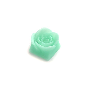 Capsmiths Rose Artisan Keycap for MX Mechanical Gaming Keyboards (Black)