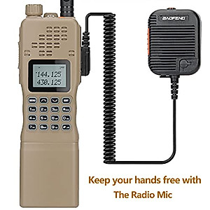 Baofeng AR-152 10W Ham Radio Military Grade Two Way Radio for Adults,Long Range Rechargeable Tactical Radio with Speaker Mic and Tactical Antenna Full baofeng Accessories Walkie Talkies