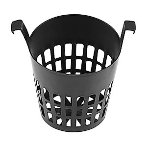 ViaGasaFamido Pack of 10 Plant Baskets Set, Heavy Duty Round Hanging Garden Planting Mesh Net Pot with Hooks for Orchids, Aquaponics, Aquaculture, Hydroponics, Lightweight, Breathable