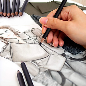 MARKART Professional Drawing Sketching Pencil Set - 14 Pieces,Graphite,(12B - 4H), Ideal for Drawing Art, Sketching, Shading, Artist Pencils for Beginners & Pro Artists