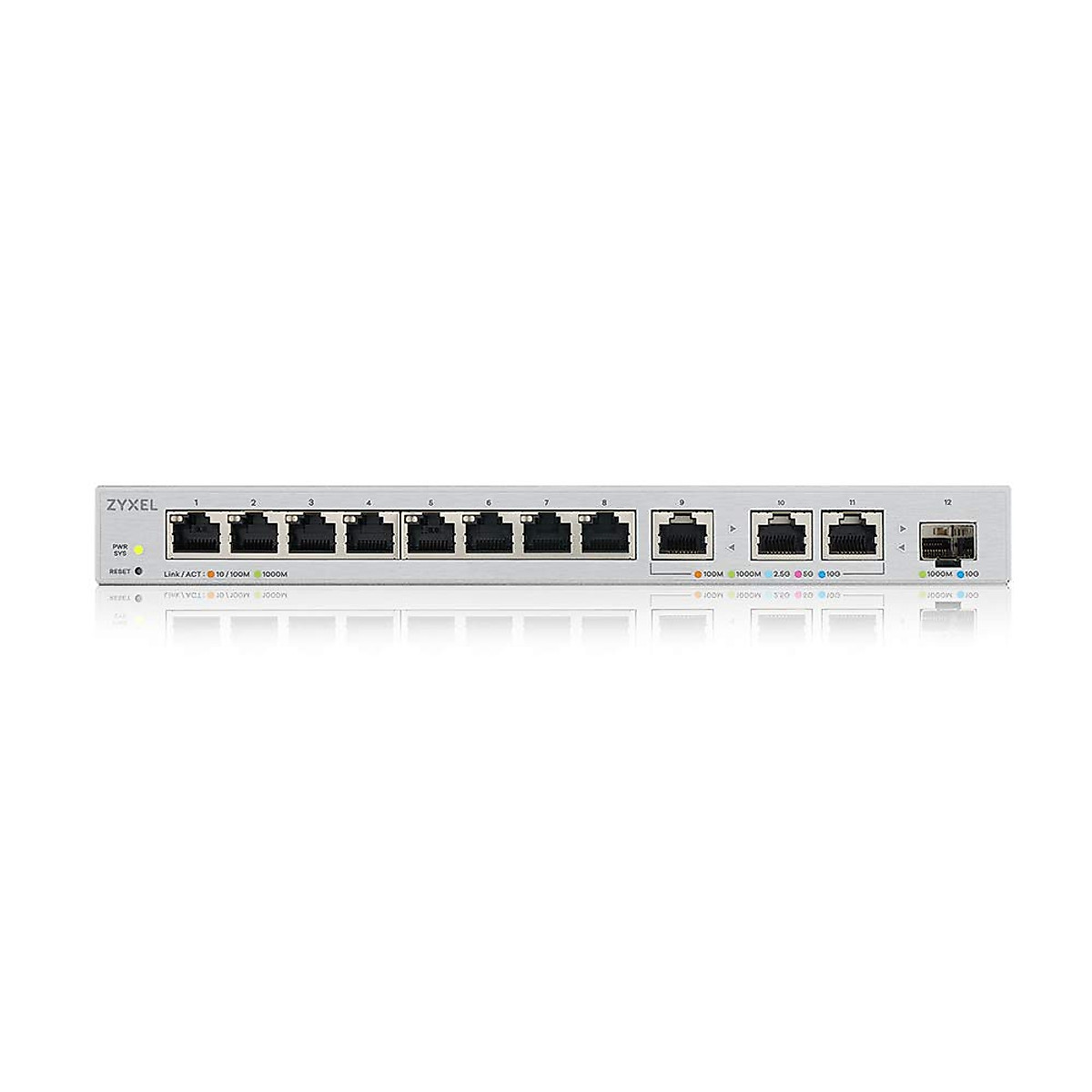 Zyxel 12-Port Web-Managed Multi-Gigabit Switch | 3X 10 | 1x 10G SFP+ [XGS1250-12]