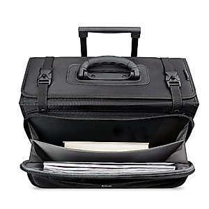 Solo Morgan Rolling Hard Side Catalog and Laptop Case, Black